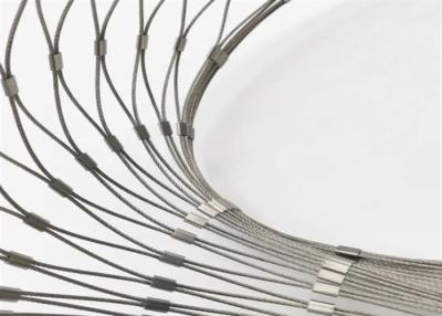 China 7*7 7*19  Balcony Stainless Steel AISI304 Wire Rope Netting For Safety Fence for sale