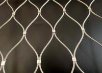 China 1.2mm Climbing Plant Support Wire Rope Netting 30x30mm Diamond Hole for sale