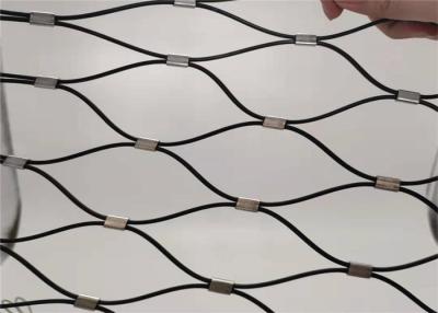 China 1.2mm To 5.0mm Metal Rope Mesh Stainless Steel Rope Netting Anti Theft for sale