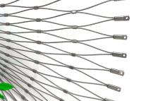 China Fall Protection Stainless Steel Cable Net Metal Cable Mesh AISI316 AISI304L for sale