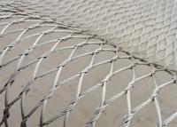 China Knitted Type 2.4mm Black Oxide Wire Rope Mesh for Tiger Monkey Enclosure for sale