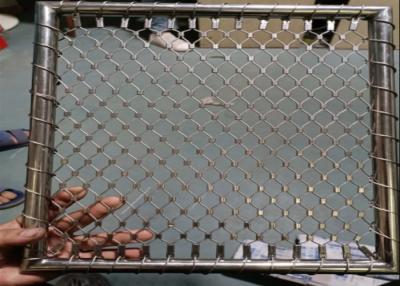 China 50*50mm 316 Grade Steel Cable Netting Railing Safety Mesh For Bridge for sale