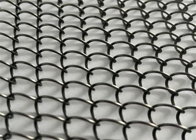 China Hotel Metal Decorative Mesh 1.5mm Metal Mesh Shower Curtain Dividers 8x8mm for sale