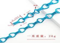 China 1.6mm Anodized Aluminium Chain Door Fly Screen High Durability for sale