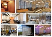 China 1.2mm 5*5mm Decorative Metal Coil Curtain Product for Home Decor for sale