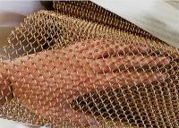 China 6*6mm Metal Aluminum Mesh Shower Curtain 1.2mm Sample Available for sale