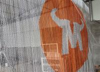 China Gunmetal Aluminium Chain Link Fly Curtain For Partition Divider 12x24mm for sale