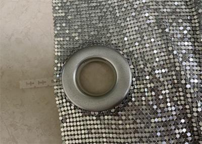 China 45*150cm  Aluminum Chainmail Pattern Fabric Gold Sequin Fabric For Dresses for sale