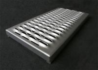 China Anti Skid 	300x3000mm Metal Perforated Sheet  Steel Stairs Treads For Platform for sale