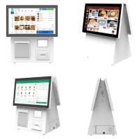 China LUNSUN 15.6-inch Dual Screen POS System with J4125 CPU, 4GB RAM, 128GB SSD for Retail Stores for sale