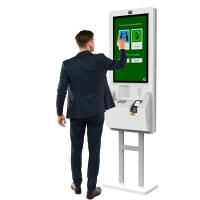 China 32 Inch Floor Stand Self-Service Kiosk with 10-Point Touch Screen, NFC Payment, and 4GB RAM for Restaurant and Retail Applications for sale