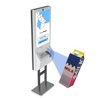 China 32 Inch Floor Stand Self-Service Kiosk with 10-Point Touch Screen, NFC Payment, and 4GB RAM for Restaurant and Retail Applications for sale