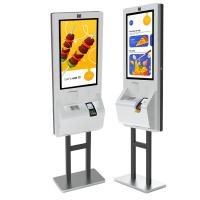China 32 Inch Floor Stand Self-Service Kiosk with 10-Point Touch Screen, NFC Payment, and 4GB RAM for Restaurant and Retail Applications for sale