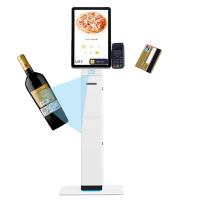 China 23.6/32 Inch Interactive Self-Service Payment Kiosk with Touch Screen, J4125 CPU and 4GB RAM for Hotel Check-in for sale