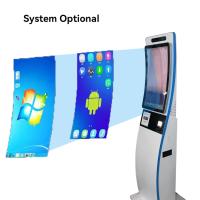 China LX9045 Self Service Check-in Kiosk with 23.6-46 Inch Touch Screen, Payment Processing and ID Scanning for Hotels for sale