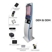 China LX9045 Self Service Check-in Kiosk with 23.6-46 Inch Touch Screen, Payment Processing and ID Scanning for Hotels for sale