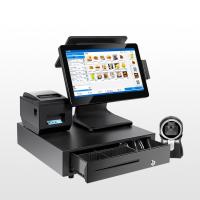 China 15.6 Inch All-in-One POS System with 1024×768 Touch Screen, J4125 CPU and IPX4 Waterproof Rating for Retail for sale