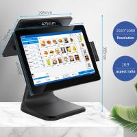 China 15.6 Inch All-in-One POS System with 1024×768 Touch Screen, J4125 CPU and IPX4 Waterproof Rating for Retail for sale