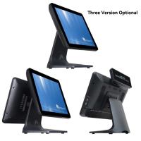 China LUNSUN 15.6-inch Dual Screen POS System with J4125 CPU, 4GB RAM and 128GB SSD for Retail Stores for sale