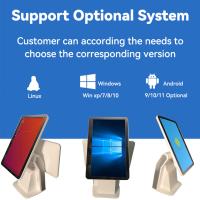 China 15.6-Inch Desktop POS Kiosk with 10-Point Touch Screen, J4125 CPU, and 4GB RAM for Self-Service Payment Systems for sale