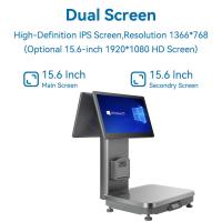 China LX900 POS System with 15.6 Inch Touchscreen and Integrated Weighing Scale for Supermarket Retail for sale