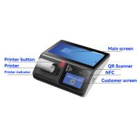 China LUNSUN 11.6 Inch All-in-One POS System with 80mm Thermal Printer and NFC Payment for Retail & Hospitality for sale