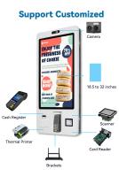 China LX8031 Hotel Self-Service Payment Kiosk with 23.6/32/46 inch Touch Screen, J4125 CPU and 4GB RAM for Check-in Terminals for sale