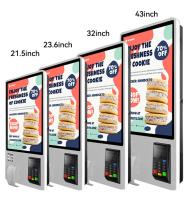China LX8031 Hotel Self-Service Payment Kiosk with 23.6/32/46 inch Touch Screen, J4125 CPU and 4GB RAM for Check-in Terminals for sale