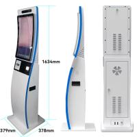 China 23.6 Inch Self Service Check-in Kiosk with Touch Screen, J4125 CPU, and Secure Payment Processing for sale