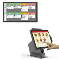 China 27-inch Kitchen Display System KDS with Touch Screen POS Device - J4125 CPU, 4GB RAM, 128GB SSD for sale