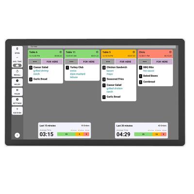 China 10-98 Inch Android 12 Restaurant Digital Menu Board with 4GB RAM & 128GB SSD for Queue Management for sale