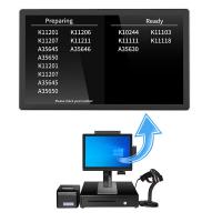 China Restaurant Digital Menu Board Display System with 10-98 Inch LCD Screen, Android 12 OS and WiFi Connectivity for sale