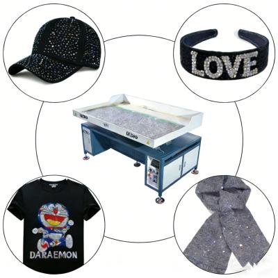 China Automatic Rhinestone Pasting Machine Rhinstone Brushing Machine for sale