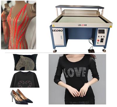China Hot Fix Rhinestone Shaking Machine Single Head For T Shirt Clothing Making for sale