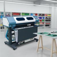 China Textile Industrial Laser Cutting Plotter Machine  TPU Laser Sticker Cutting Machine for sale