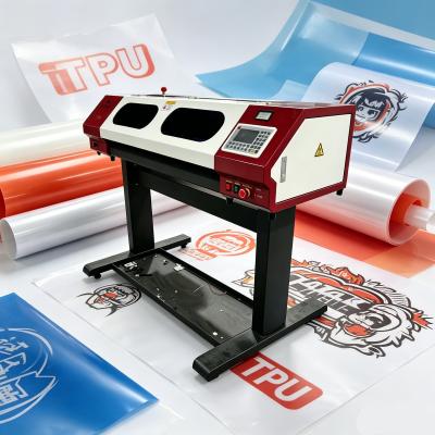 China Laser Cutting Plotter Machine for Printed PU PUFF Vinyl for sale