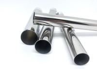 China 4.5M AISI Stainless Steel Round Pipe  0.5mm SS430 Cold Rolled Mirror Polished for sale