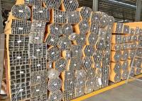 China 0.8MM Thick Stainless Steel Metal Pipe  Punching SS316L 6.8M for sale
