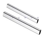 China Oval Stainless Steel Wardrobe Rail Pipe 3 Inch 12.7MM OD 410s 430 JIS GB for sale