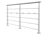 China Heavy Wall Stainless Steel Hanging Rail Tubing SS316 ASTM A554 For Outsider Protect 0.24MM for sale