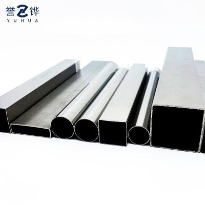 China Duplex H9 10mm Stainless Steel Rectangular Pipe Decoiling AISI SS304 306 for sale