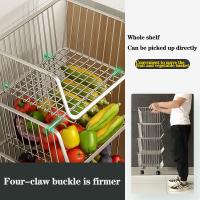 China Kitchen Fruit And Vegetable Storage Rack 304 Stainless Steel Material for sale