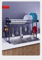 China Stainless Steel Bowls And Chopsticks Storage Rack Above The Sink 30KG Limit for sale