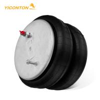 China Double Convoluted Air Spring Rubber for Trailers - Compatible with Firestone W01-358-7557, Goodyear 2B14-383, Reyco 19983-01 for sale