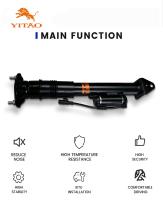 China 1643203031, 1643202731 Mercedes-Benz W166 Right-Side Axle Air Suspension Strut for sale