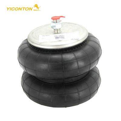China Hendrickson B-14486 Firestone W01-358-7795 Double Convoluted Air Bag - 160mm Plate, 251mm Max Diameter for sale
