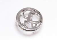 China Newest Design Western Style Cowboy Custom Letter Metal Belt Buckles With Silver Finish for sale
