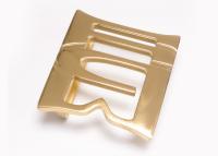 China Newest Design Western Style Cowboy Custom Letter Metal Belt Buckles With Silver Finish for sale