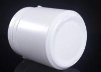 China Airtight Modern White Round Storage Bottle 500ML Milk Powder Jars HDPE Plastic Containers With Tear Off Cap for sale