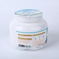 China 129*129*106MM White Color PET Protein Powder Jars High Durable Recyclable Plastic Containers for B2B for sale